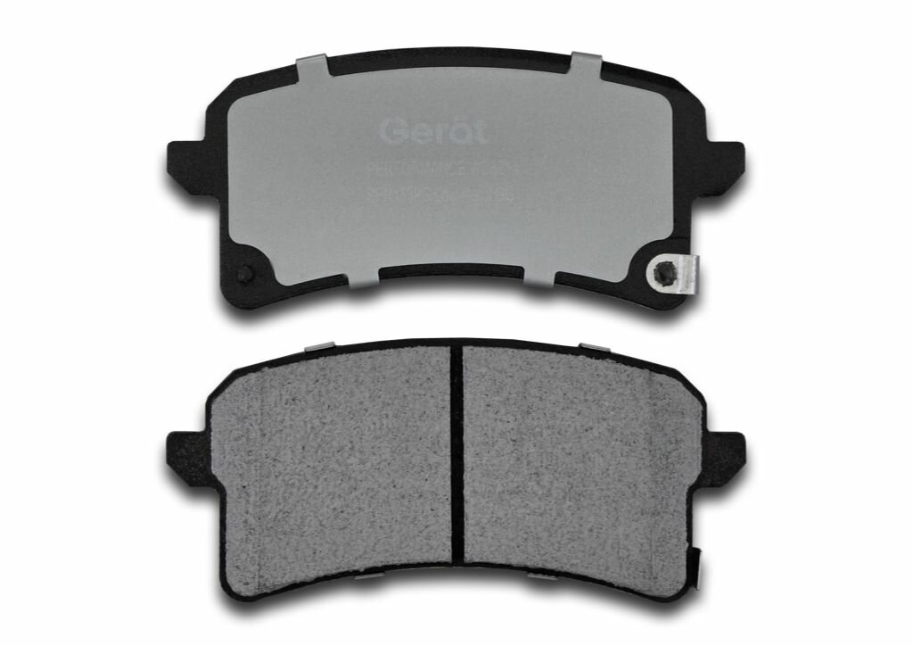 Тормозные колодки Gerat BPR153PG (задние) Low-metallic CHANGAN HUNTER F70/HAVAL H9