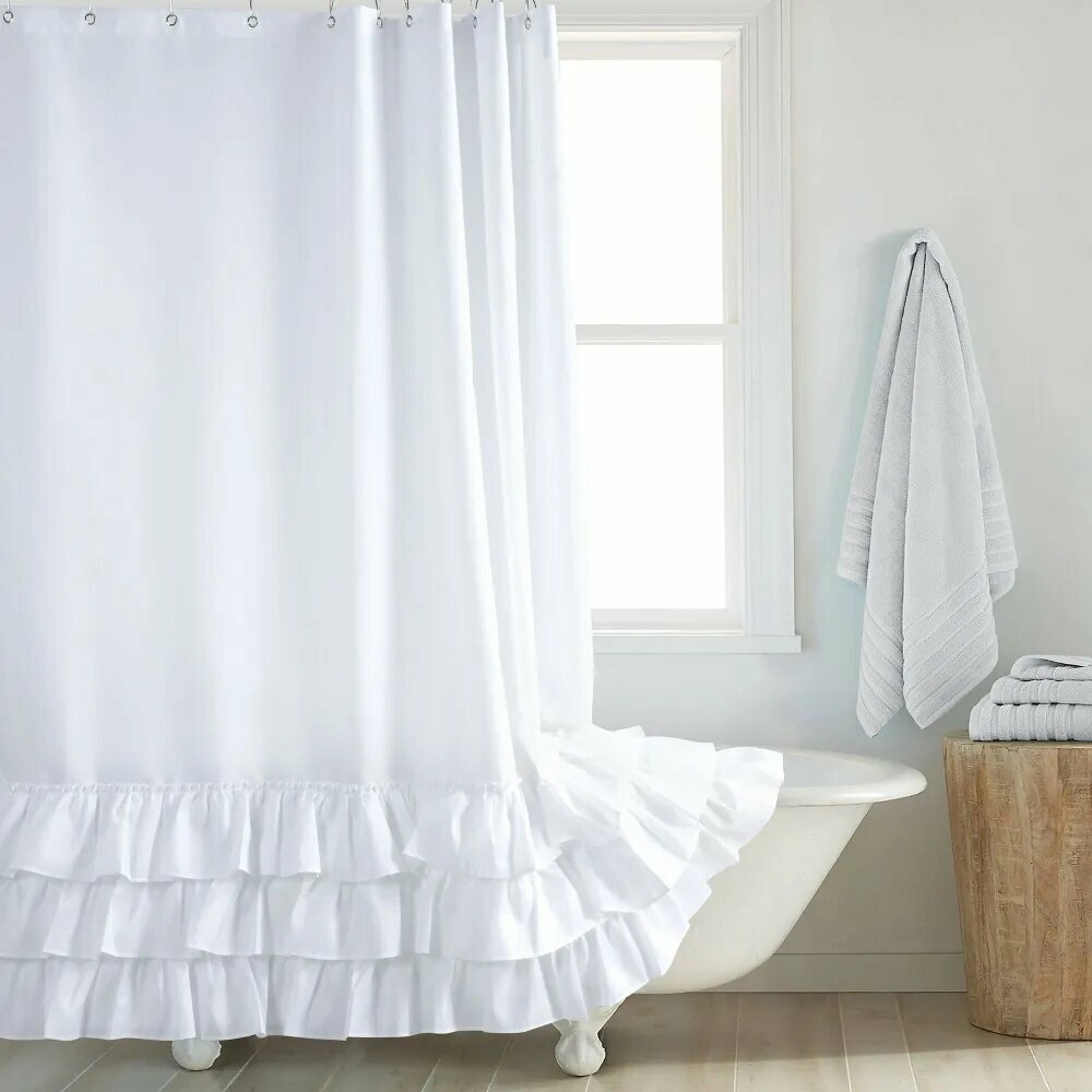DS BATH Штора для ванной тканевая, высота 220 см, ширина 200 см.