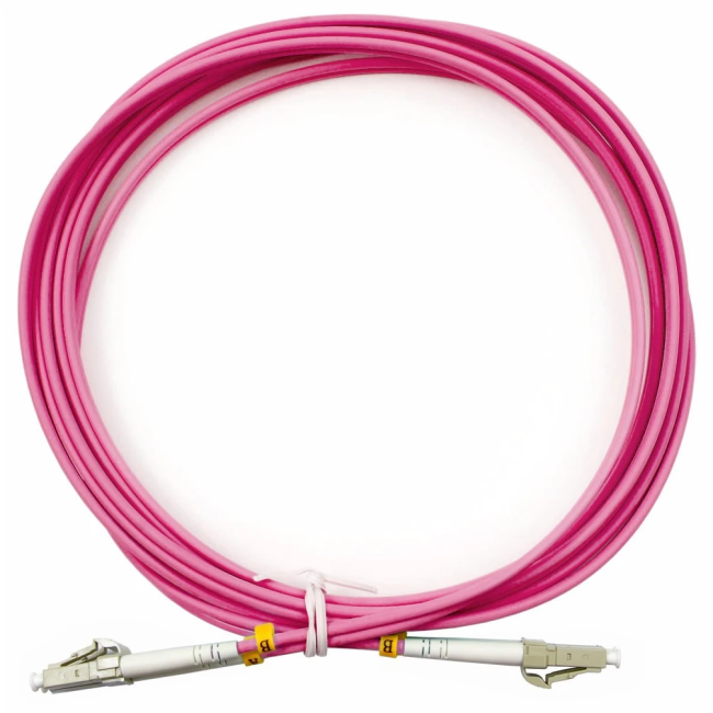 FOP-50-OM4-LC-LC-3m Cabeus FOP-50-OM4-LC-LC-3m Шнур оптический duplex LC-LC 50/125 mm OM4 3м LSZH