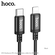 Кабель Type-C на Lightning Hoco X91 черный