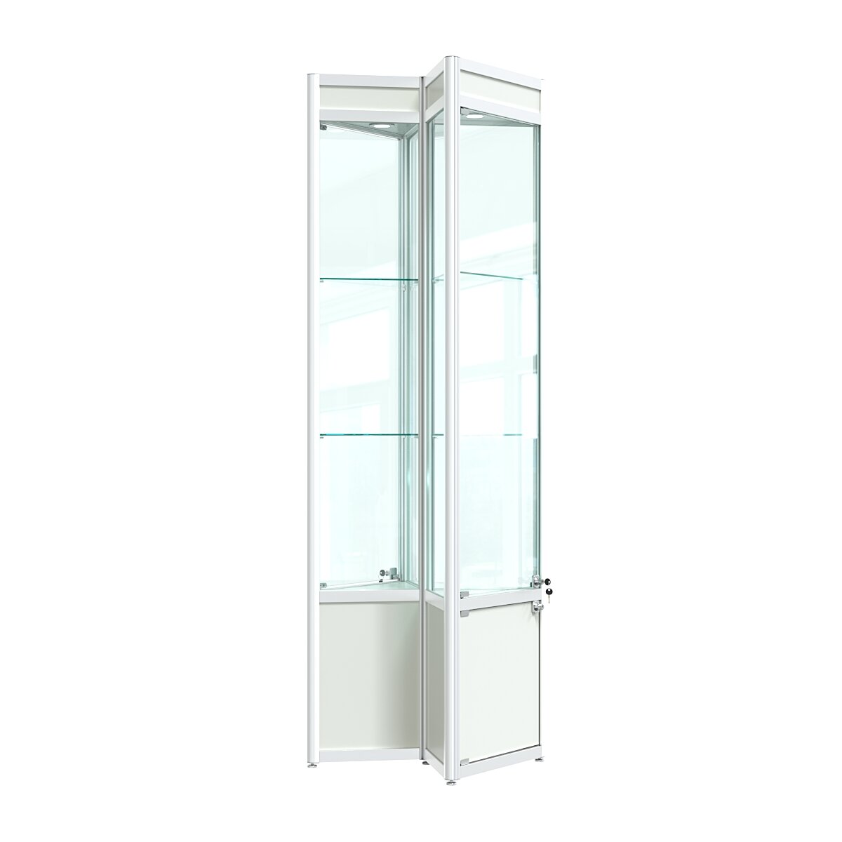 Витрина для кубков, наград, медалей и грамот "победа" №8А, Белый