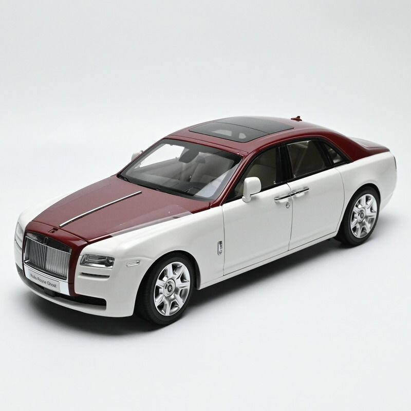Машинка KYOSHO 1:18 Красно-белая драка "Роллс-Ройса порыва ветра" Модель легкосплавного автомобиля