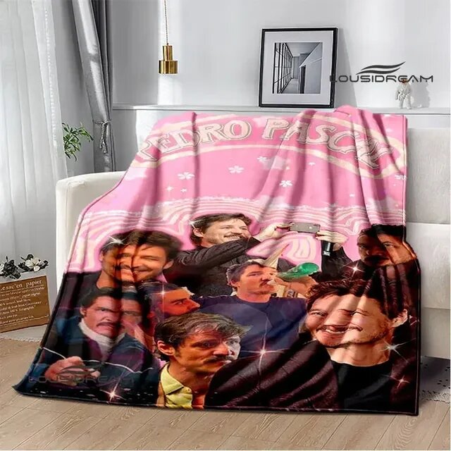 Детское теплое фланелевое одеяло с принтом Хосе Педро Бальмаседа Паскаля, мягкое и удобное, для дивана-кровати, дорожное одеяло, подарок на день рождения