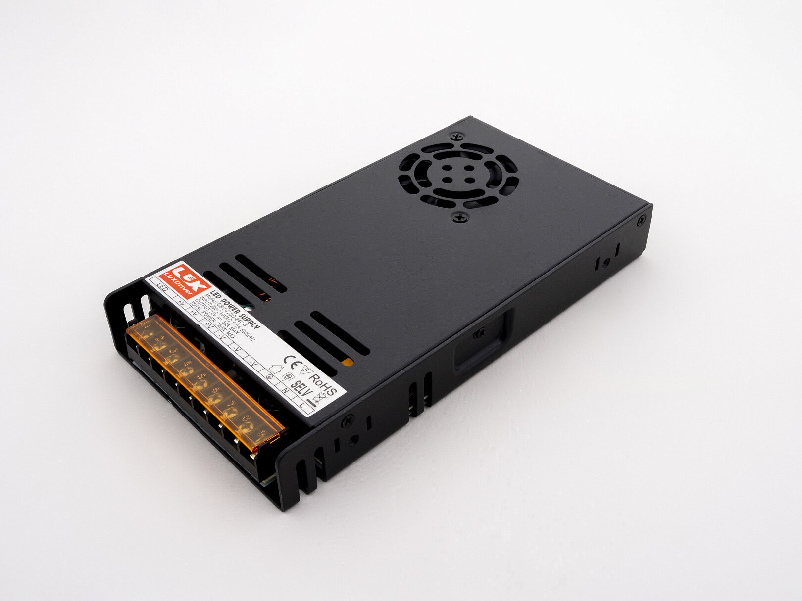 Блок питания для светодиодов LUXDriver 24 В 720 Вт, 30 А, для светодиодной ленты