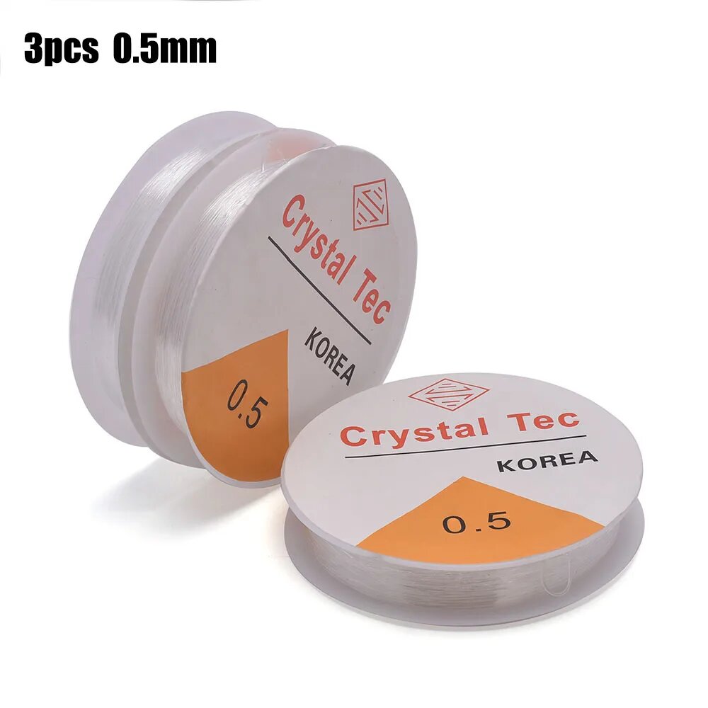 Эластичная нить Crystal Tec 0.5 мм, 3 шт.