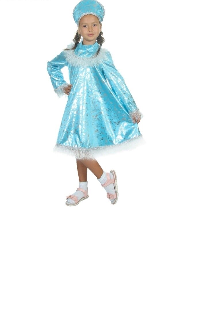 Карнавальный костюм снегурочки рост 92 см.
