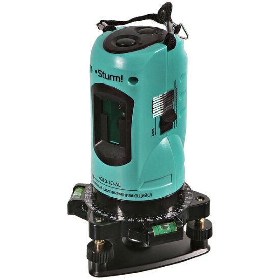 Уровень лазерный, самовыравнивающийся Sturm! , штатив, очки, батарейки, 4010-10-AL