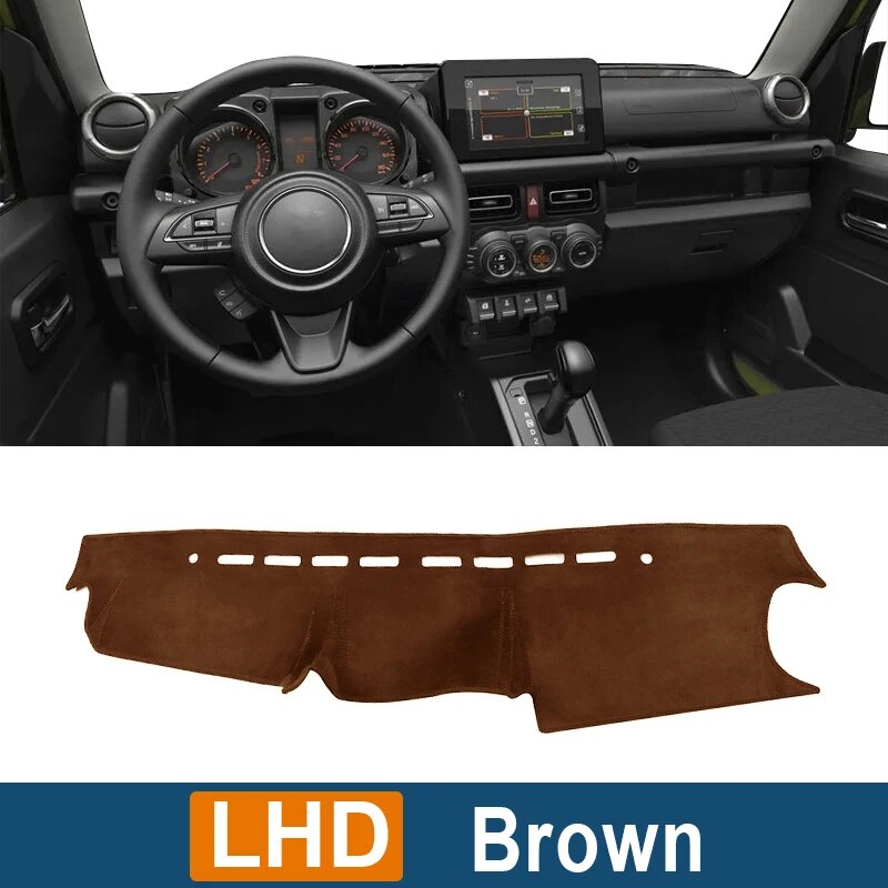 Коврик На Приборную Панель Suzuki Jimny JB64 JB74 2019-2023, Защита От УФ-излучения, Солнцезащитный, Нескользящий
