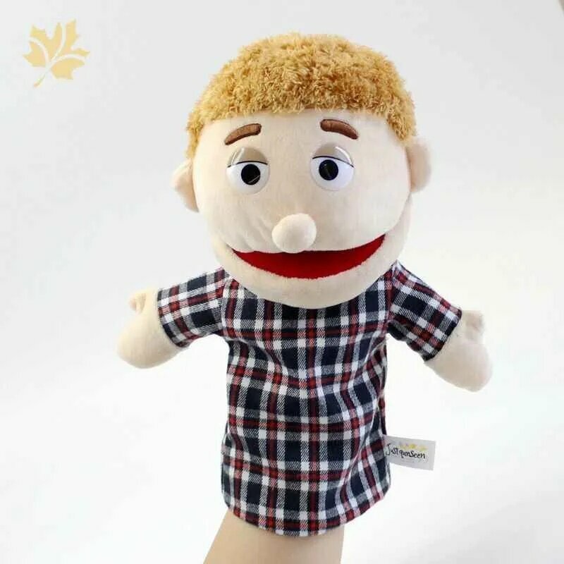 Кукла маппет мальчик девочка перчаточная кукла с открывающимся ртом，（Рекомендуемые качественные продукты）