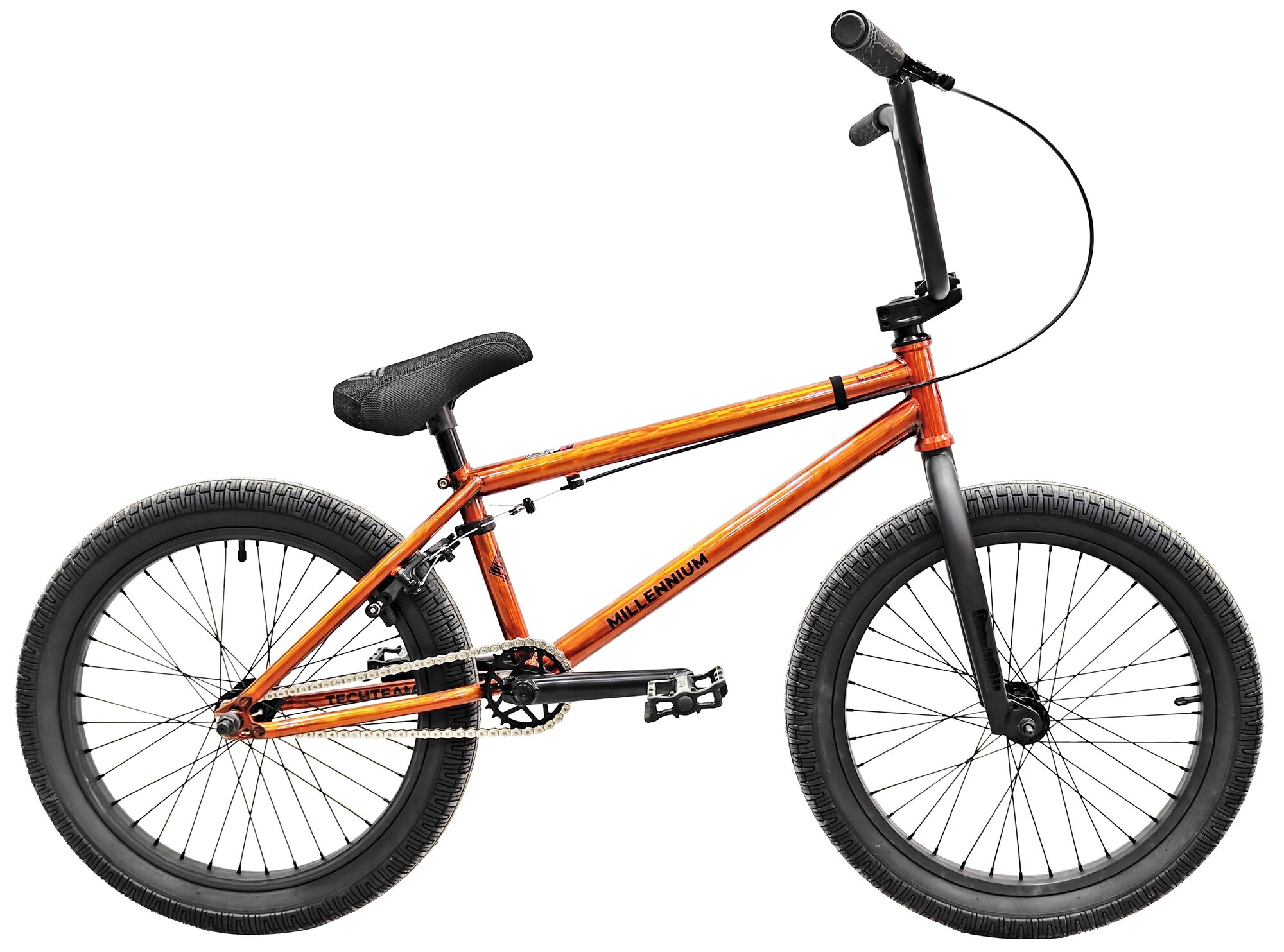 Велосипед BMX Tech Team Millennium 20"х20,4" оранжевый 2024