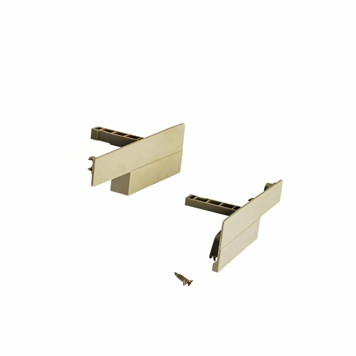 Соединители передней панели для ящика внутреннего Dragon Box под 1 рейлинг. серые 1 ком.