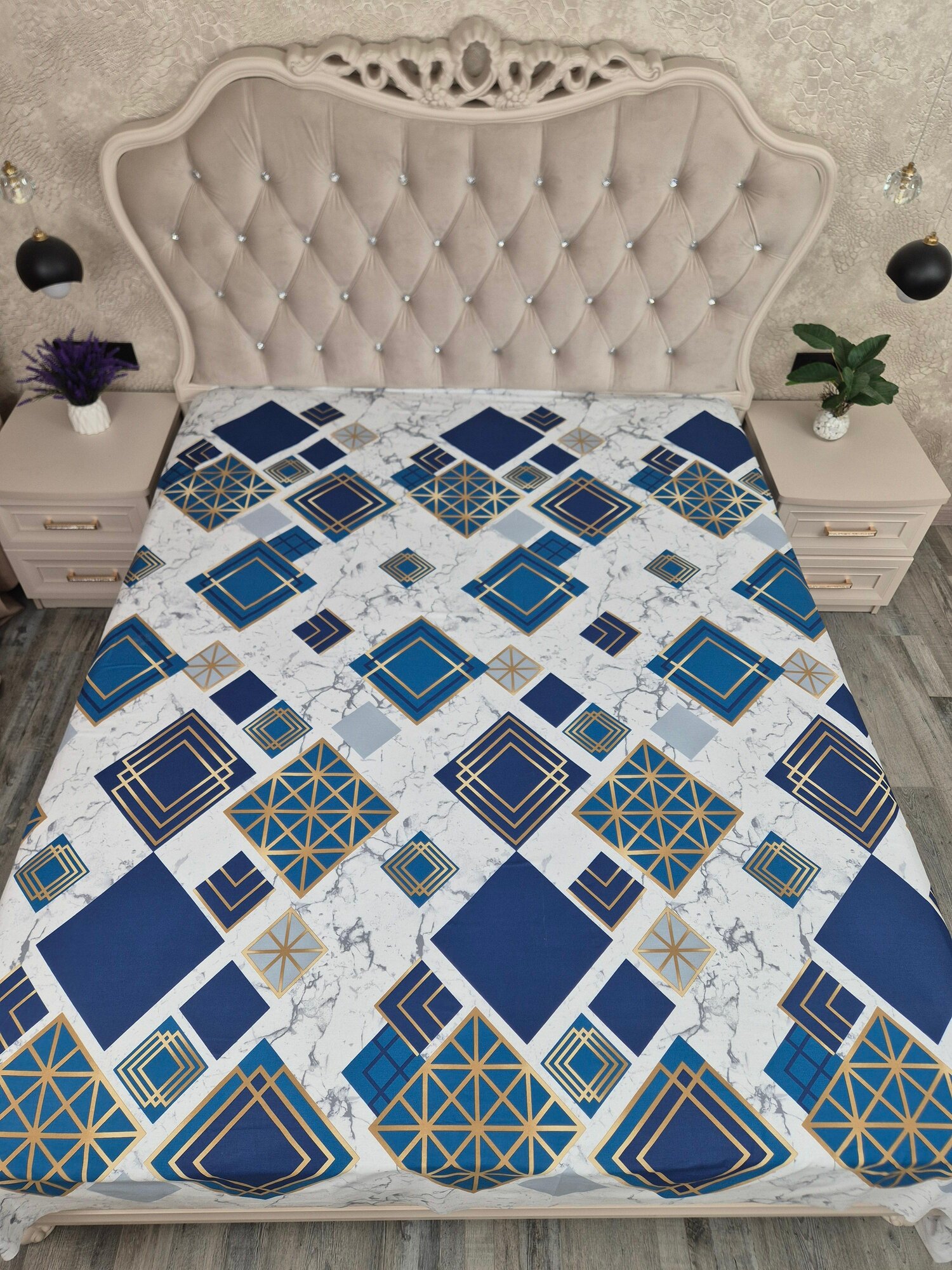 Простыня Бязь класическая 2 спальное 180\215см Хлопок 100% производство Иваново плотность 120 гр/м2