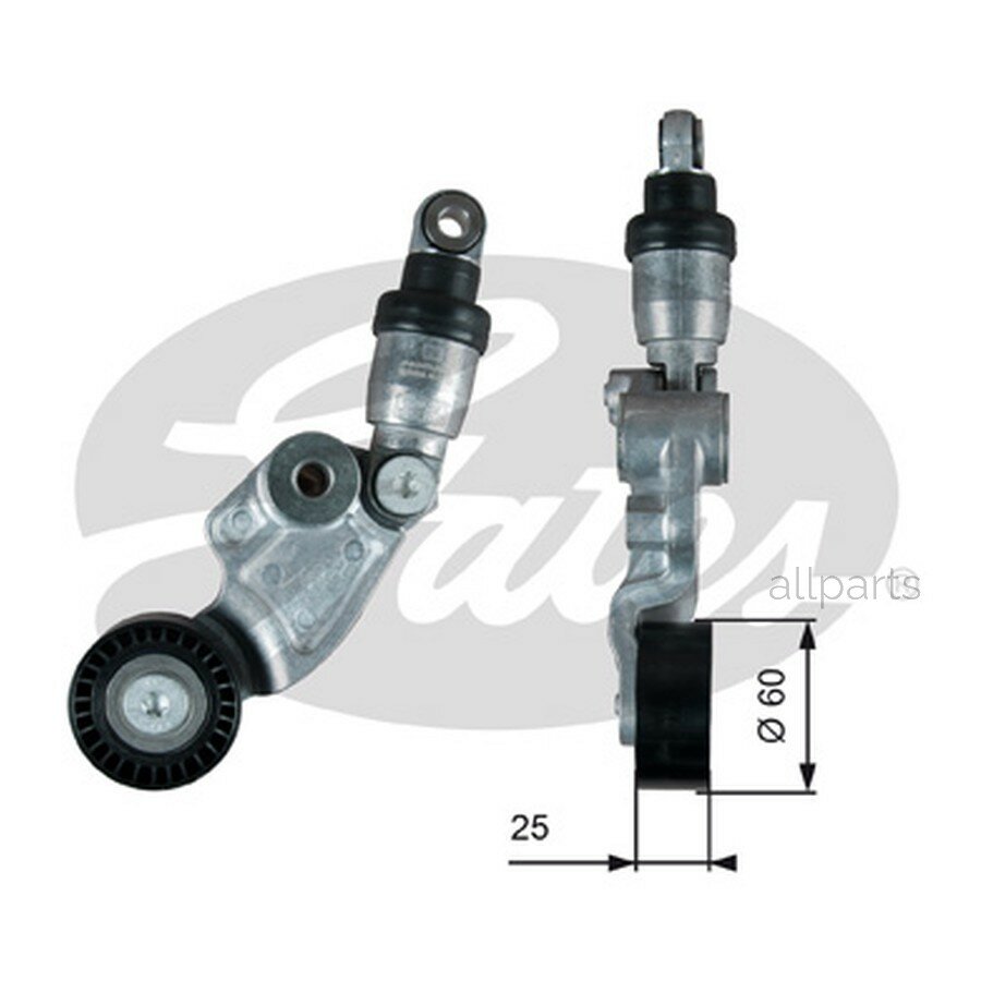 GATES T39388 Натяжитель ремня приводного Mazda CX-5 (11-) 2.2d