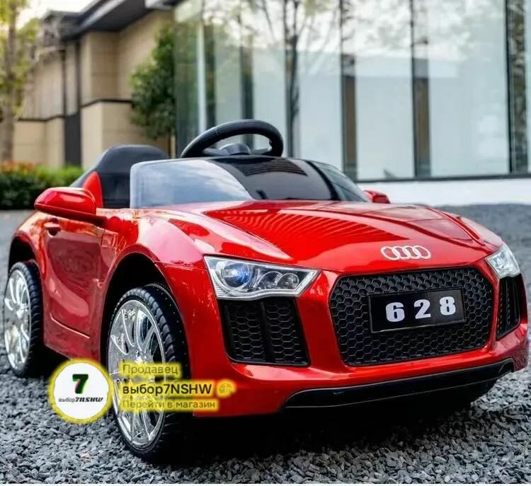 Детский электромобиль Audi r8/6v7/Двойной привод