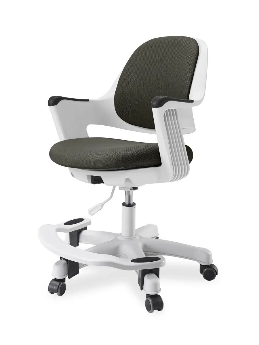 Детское кресло ROBO (слайдер сиденья, подножка, ткань, серый)