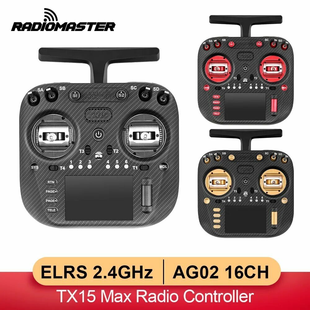 Радиоуправляемый контроллер RadioMaster Boxer MAX 16CH AG01 2.4GHz 6.6-8.4V с поддержкой ExpressLRS