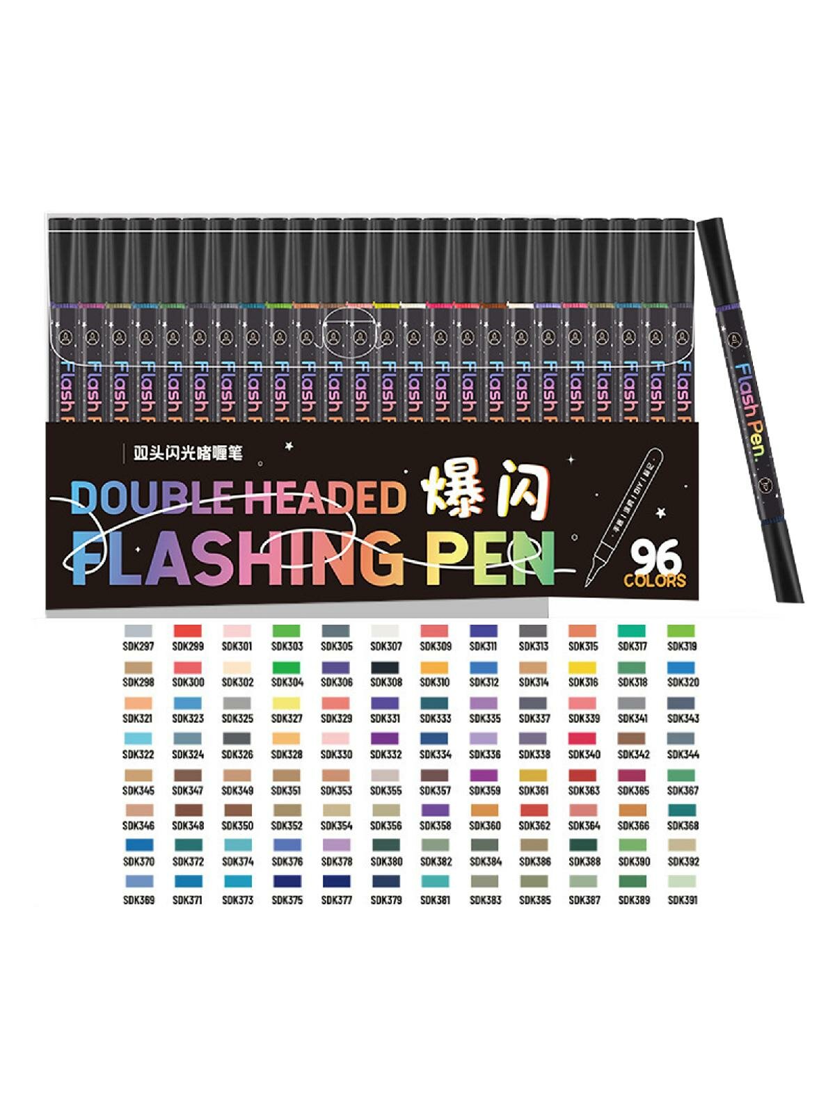 Двусторонняя светящаяся ручка, перманентная для создания ночных набросков и заметок