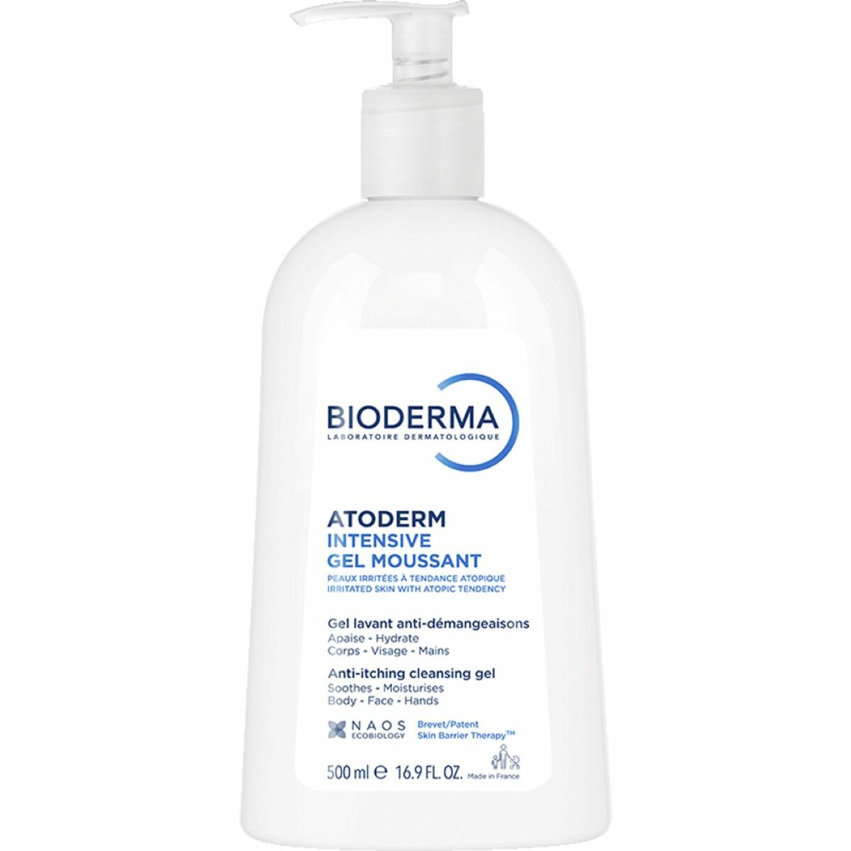 Биодерма атодерм интенсив Гель, 500 мл | BIODERMA Atoderm Intensive Gel Moussant