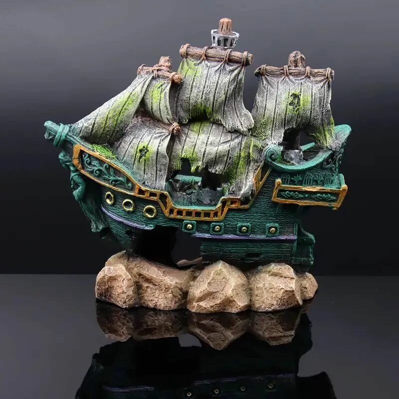 Украшение для аквариума Пиратский корабль