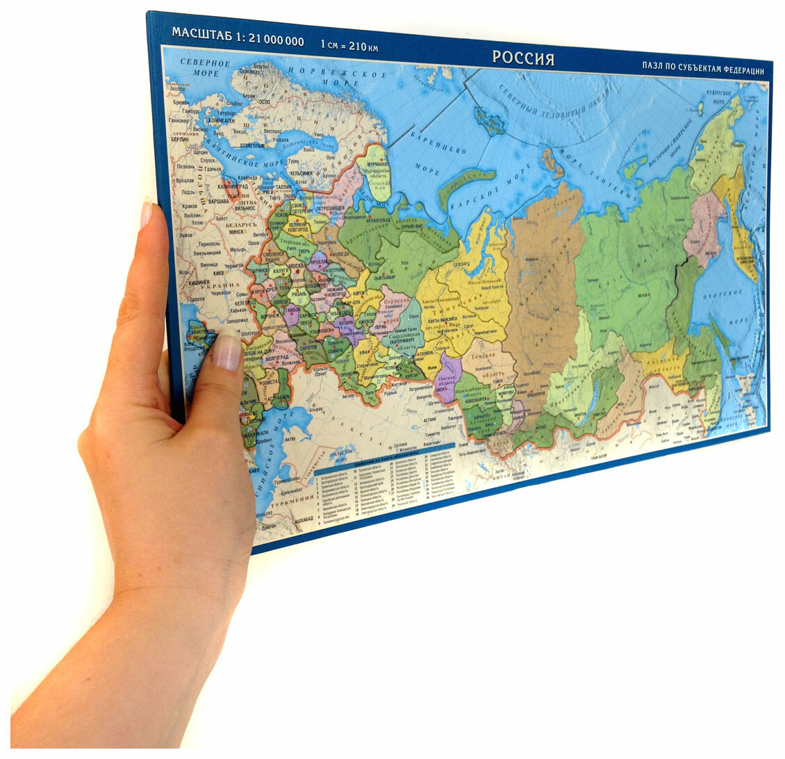 Пазл Бумбарам Карта Россия (GT0911)