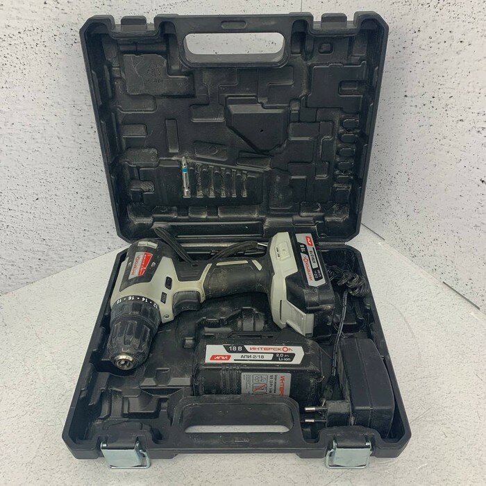 Шуруповерт Интерскол ДА-10/18В