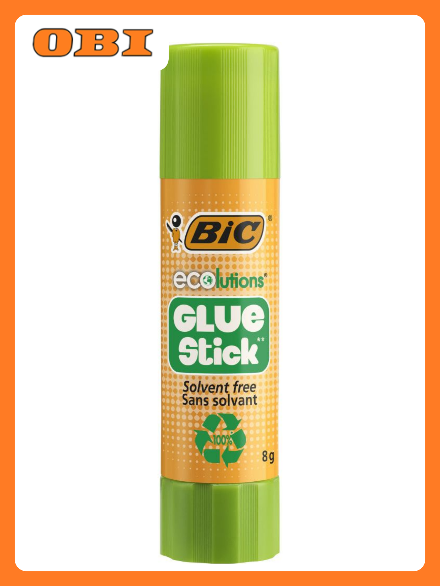 Клей-карандаш BIC ЭКО, для бумаги, фотобумаги, картона, 21 г