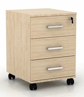 Тумба мобильная с замком Надежда Д-603 дуб мол.