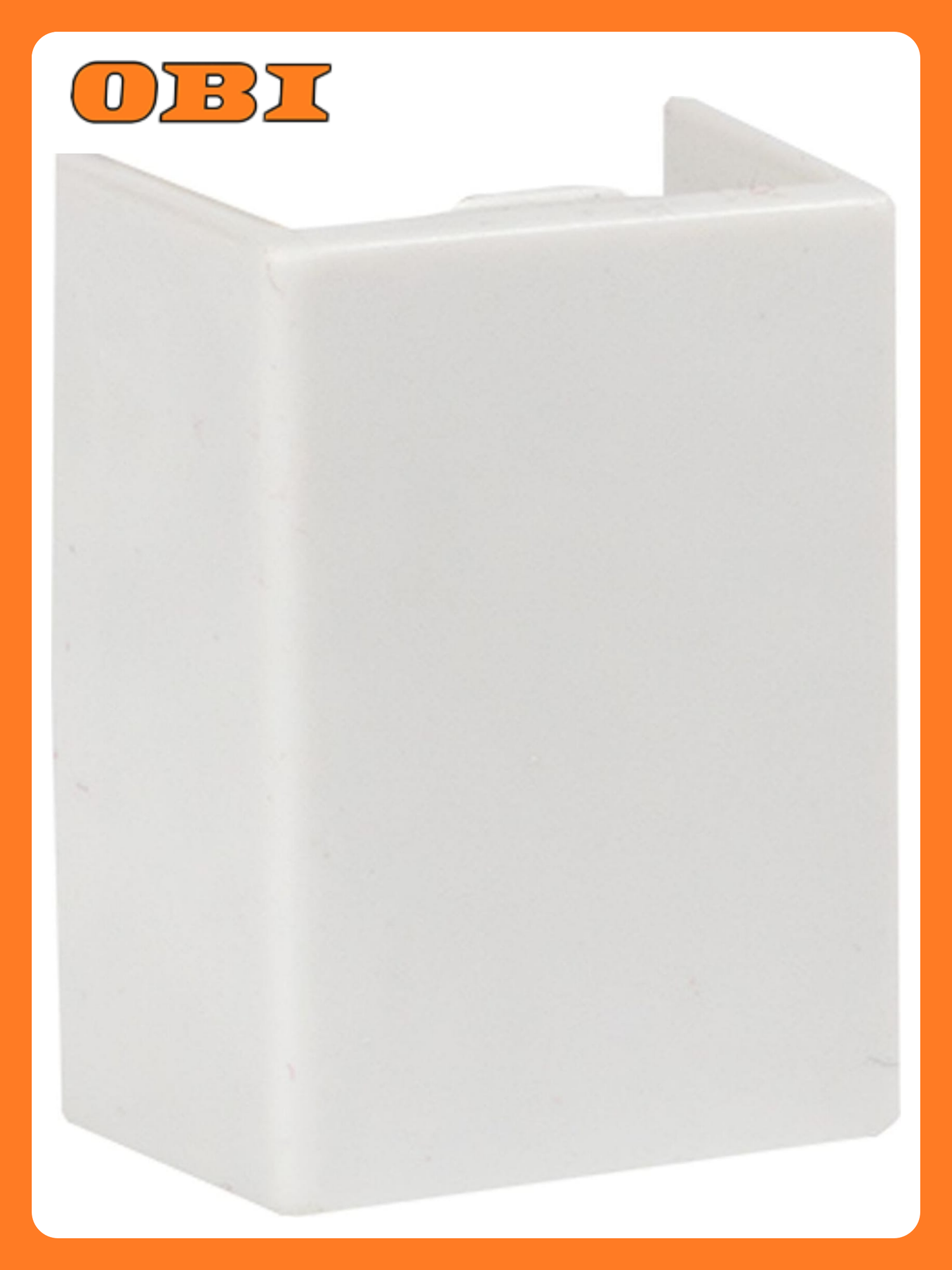 Соединитель EKF PROxima, для кабель-каналов, пластик, белый, 15x10 мм