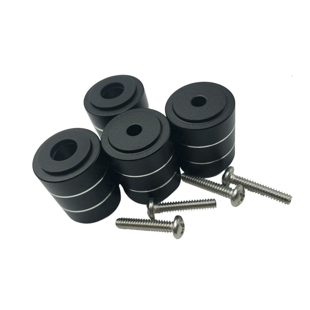 Алюминиевая антивибрационная подставка для корпуса ПК, Черный