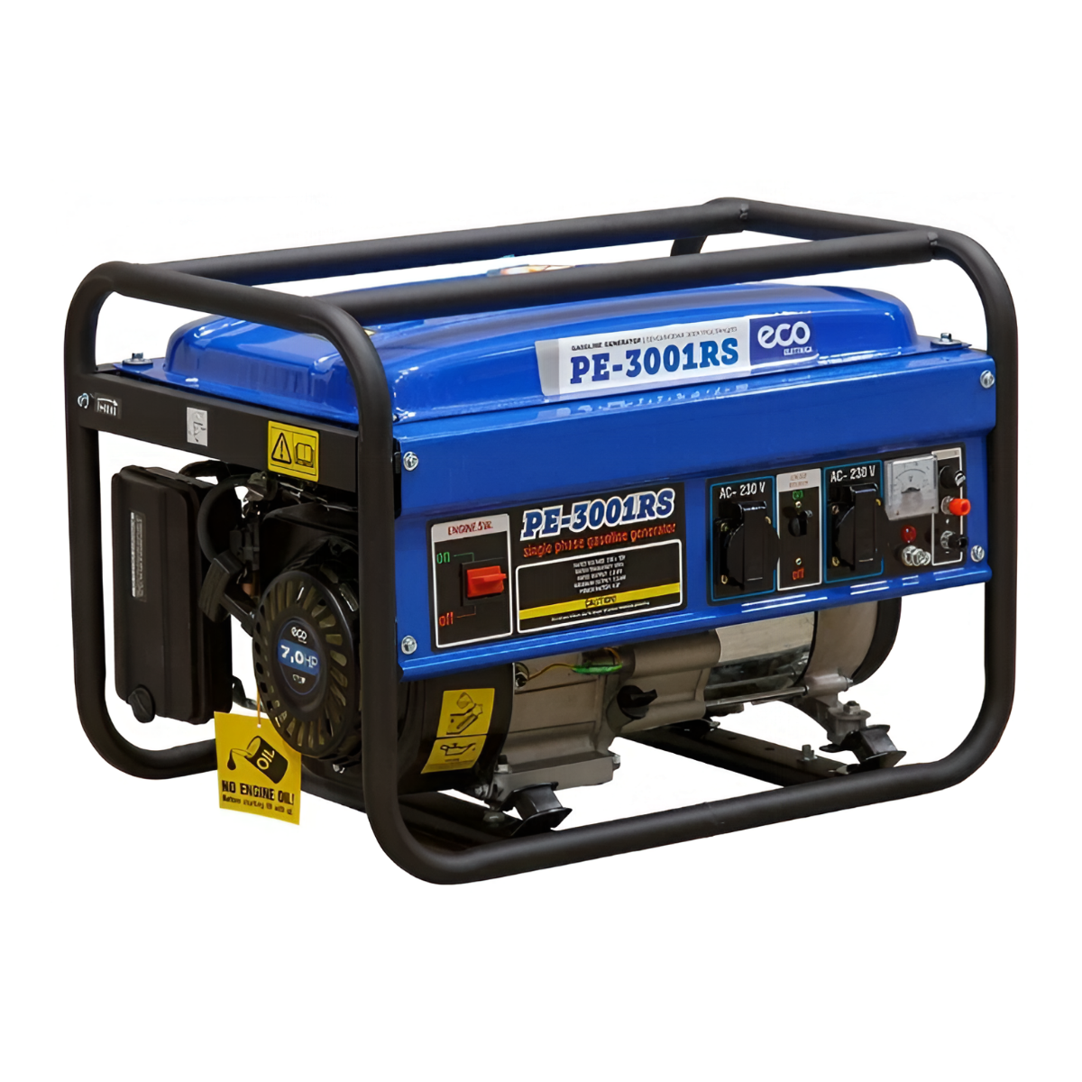 Генератор ECO PE-3001RS синий/черный, мощность 2,5кВт, 4х тактный, бензиновый