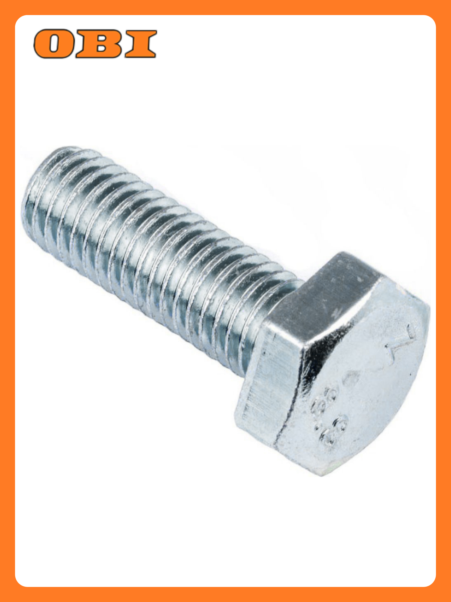 Болт DIN 933 Стройбат шестигранный М10х30 мм с гайкой и шайбой 2 шт