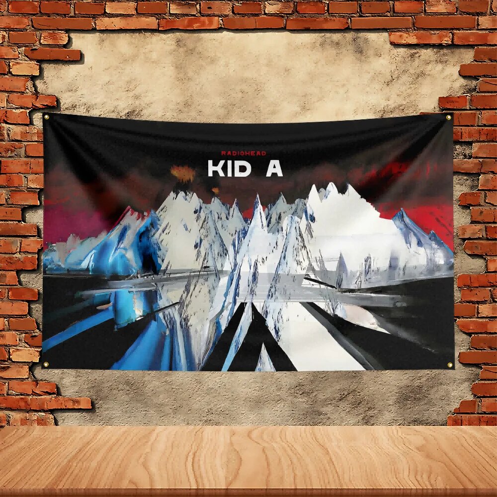 Полиэстер Флаг Радиохед 90x150см 60 х 90 см, ZH12045