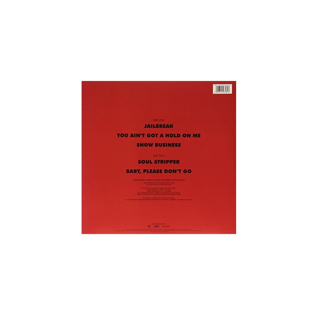 Виниловая пластинка AC / DC: '74 Jailbreak (180g) (1 LP)