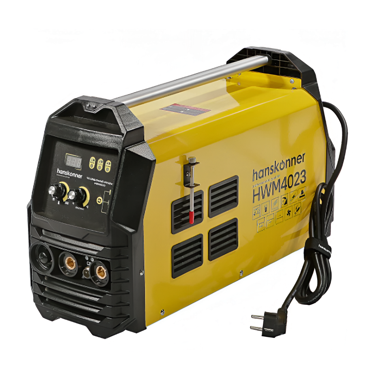 Сварочный аппарат Hanskonner HWM4023 желтый/черный, мощность 5,6 кВт, универсальный