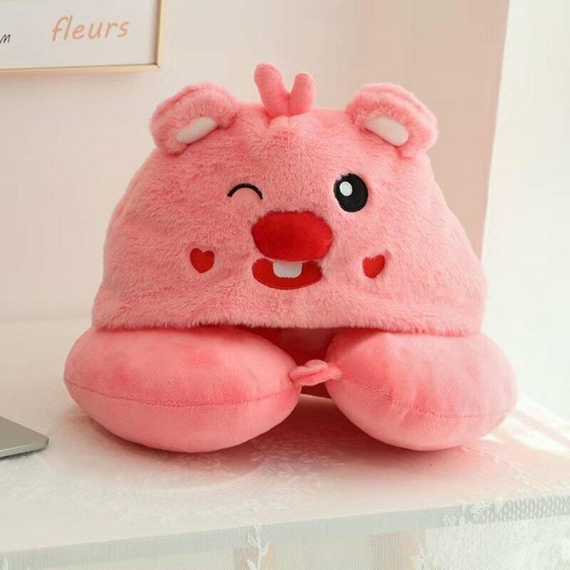MINISO Плюшевая подушка-капюшон Kuromi My Melody Kuromi