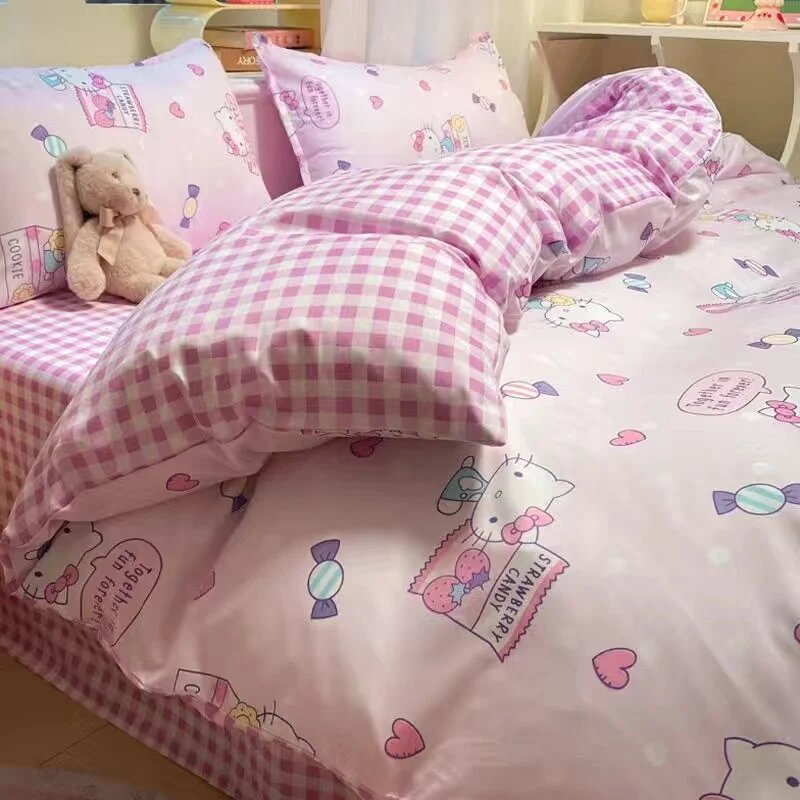 Комплект постельного белья Sanrio Hello Kitty 4PCS-D, 1.5m150x200