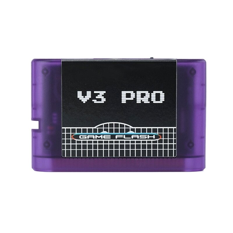 Флеш-карта Sega SEGA MD V3-Прозрачный Фиолетовый