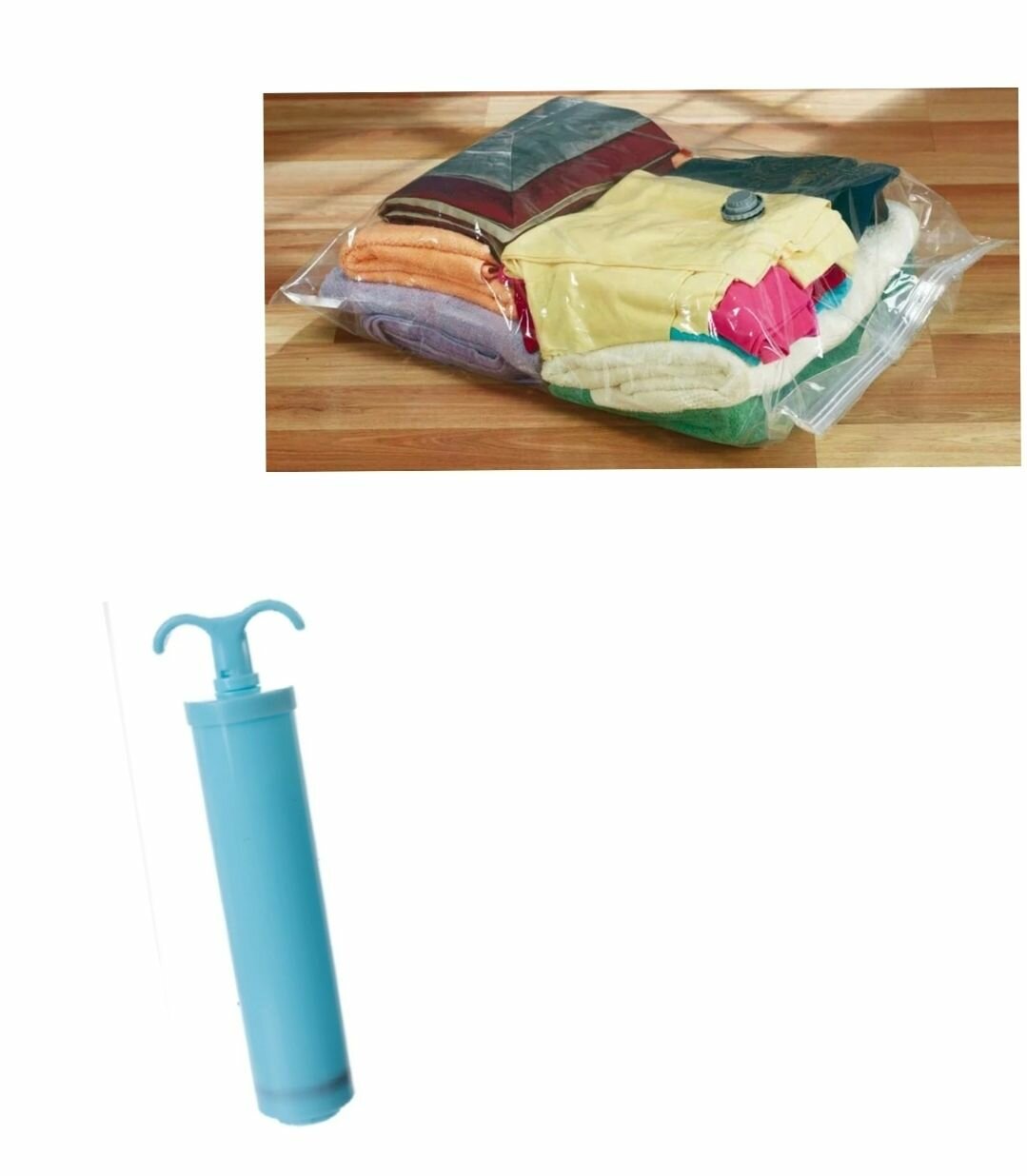 Насос ручной для вакуумных пакетов , компактный, маленький