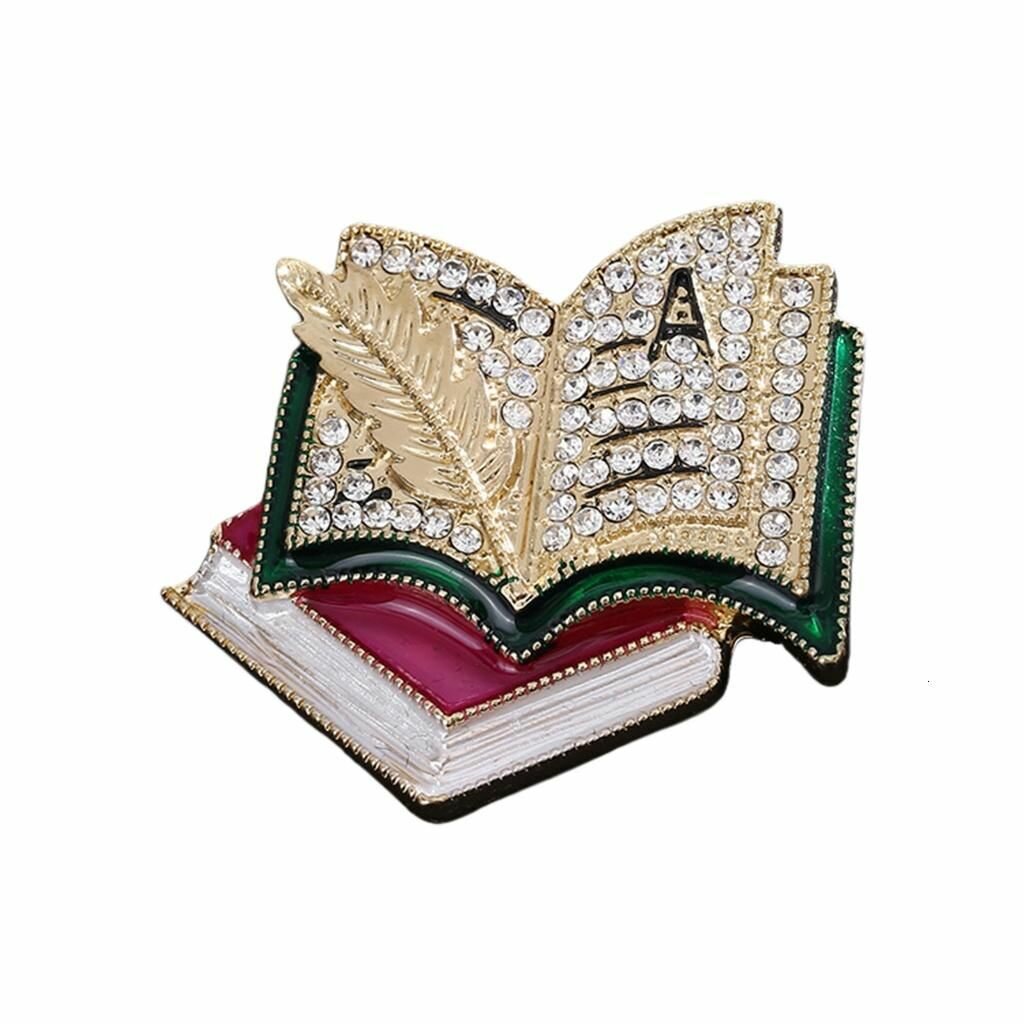 Брошь-нота из сплава, - красная книга