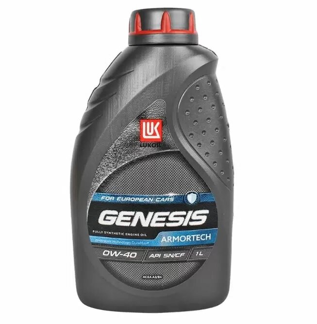 Лукойл Genesis Armortech 0W-40 1 литр Моторное масло для авто