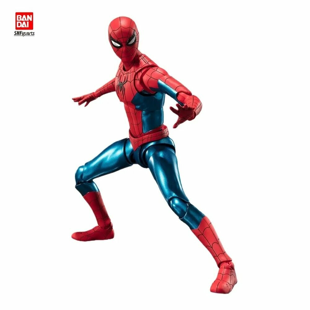 Фигурки Bandai Marvel Legends SPIDER-MAN: No Way Home Series Action Figures Spider-Man New Red & Blue Suit -15cm