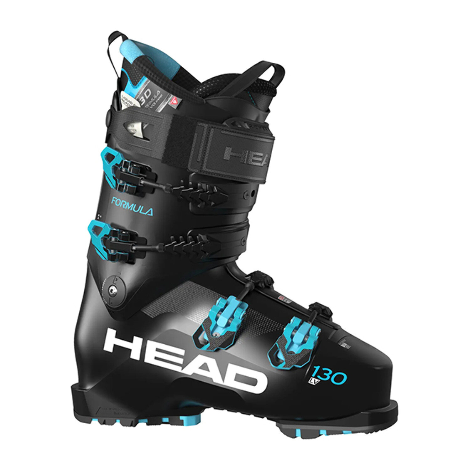 Горнолыжные ботинки Head Formula 130 LV GW Black/Speed blue 25/26 , для мужчин , черный