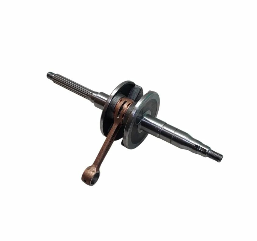 Вал коленчатый с шатуном в сборе 2Т 1E40QMB JOG 10мм