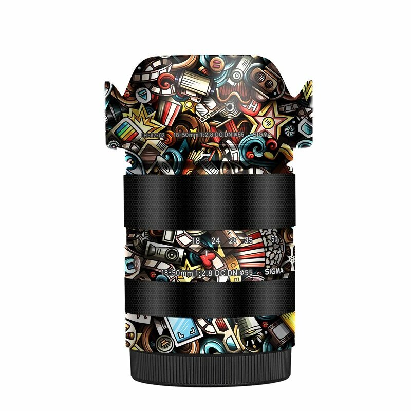 Высококачественная пленка-наклейка для объектива 18-50mm F2.8 RF Mount для камер APS-C - Видение