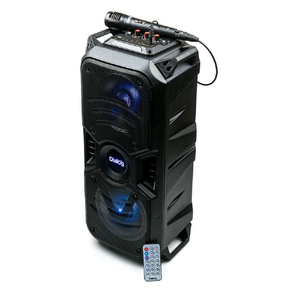 Dialog Колонки Oscar AO - 11 - акустическая колонка 1.0, 26W RMS, Караоке c микрофоном, BT+FM+USB+SD+LED