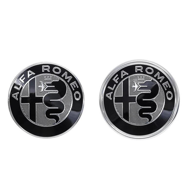 Черный значок Alfa Romeo Gtam, значок спереди и сзади, для внешних аксессуаров GIULIA STELVIO
