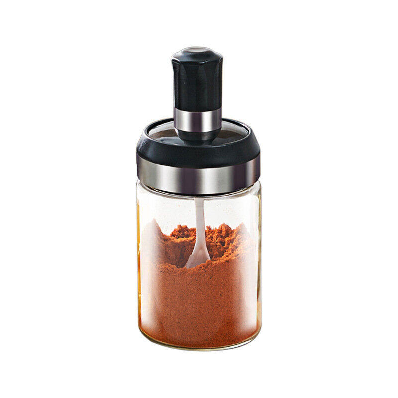 Крышка ложки Интегрированный резервуар для приправ Бутылка для масляной щетки Бутылка для меда Бутылка для приправ