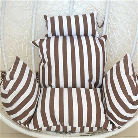 Подвесная корзина с подушкой, съемная и моющаяся, подушка для балконного ротангового кресла, утолщенная подушка для качалки в виде птичьего гнезда, подвесное кресло