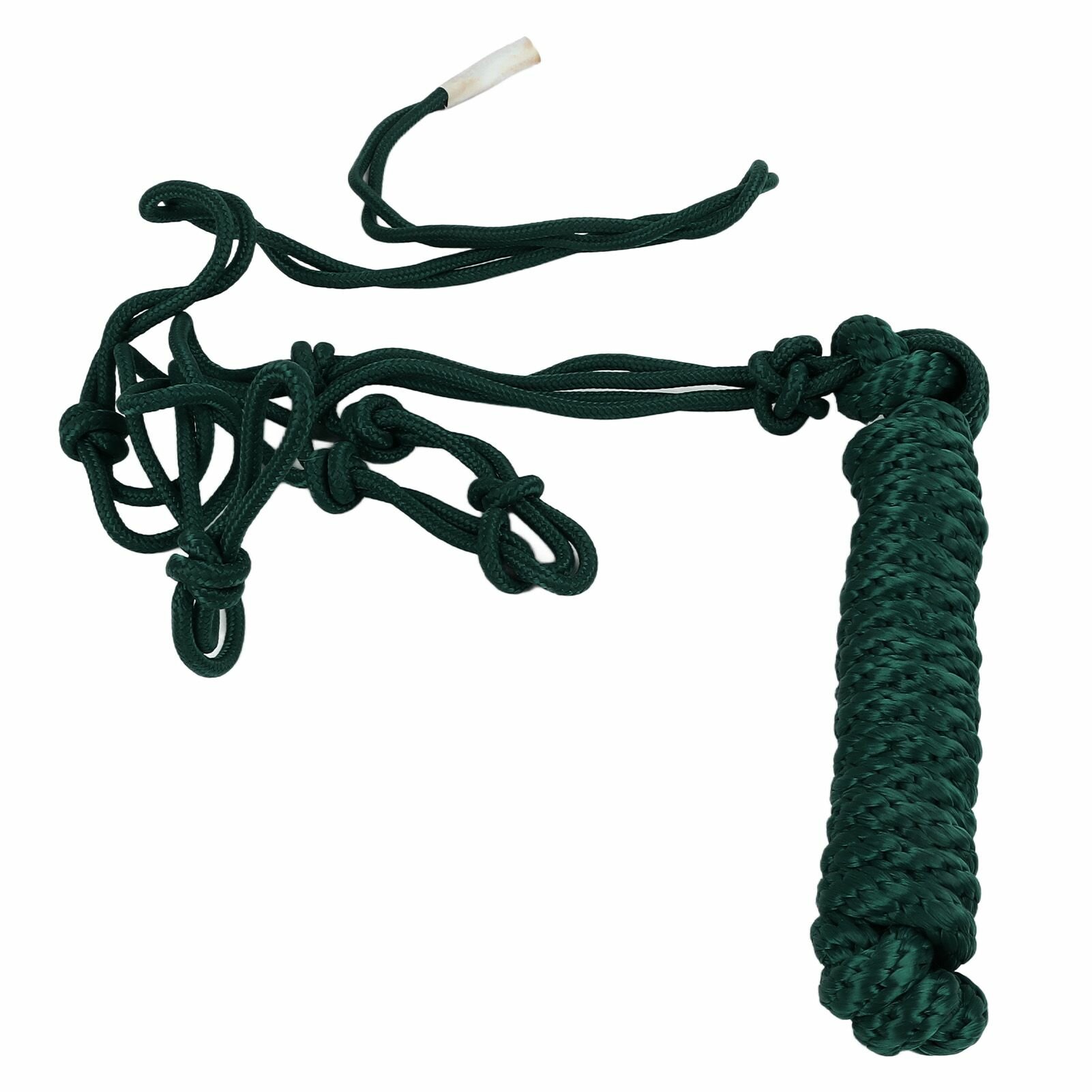 Веревочный недоуздок для лошадей с узлами, регулируемый, безопасный. Розовый.