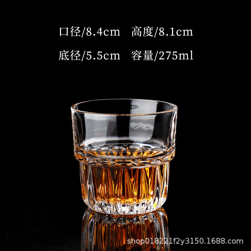 Утолщенная кружка для вина из хрусталя Бытовая винная кружка Кружка для виски костюм Творческий бар Пивная кружка Духи